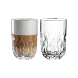 Leonardo Latte Macchiato Gläser (2) Gocce 390 ml 2er Set