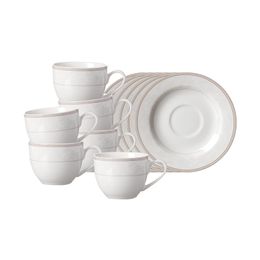 Ritzenhoff & Breker Ritzenhoff & Breker Espressotassen mit Untertassen Isabella 90 ml 6er Set