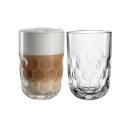 Leonardo Latte Macchiato Gläser (1) Gocce 390 ml 2er Set