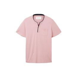 Tom Tailor T-Shirt Kurzarmshirt Henley