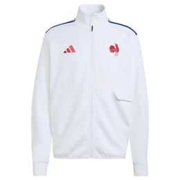 adidas Performance ' Frankreich Rugby Anthem Jacke ' Herren Gr&ouml;&szlig;e S wei&szlig;