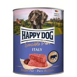 Happy Dog Sensible Pure Italy (BÃ¼ffel) 6 x 800 g Dose Nassfutter fÃ¼r Hunde