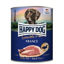 Happy Dog Sensible Pure France (Ente) 6 x 800 g Dose Nassfutter fÃ¼r Hunde