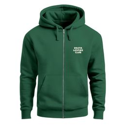 Neverless Zip-Up Hoodie 'spaghetti' male Green size L