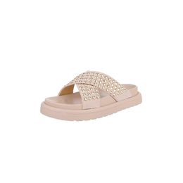 Ital-Design Pantolette Damen Größe 37 beige