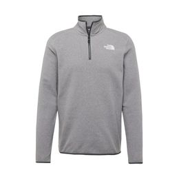 The North Face Sportpullover '100 Glacier' Herren Größe XL graumeliert / weiß
