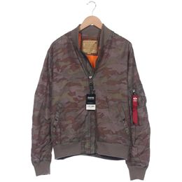 Alpha Industries Jacke Herren Gr&ouml;&szlig;e XXL Second Hand t&uuml;rkis
