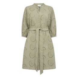 Cream Shirt Dress female Green size 40