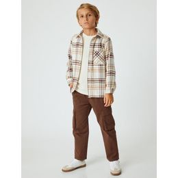 KOTON Jeans Jungen Gr&ouml;&szlig;e 104/110 braun