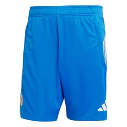 adidas Performance Sportshorts 'Real Madrid Tiro 25 Competition' Herren Größe L azur / gelb / weiß