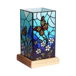 LED-Tischleuchte Art Light Schmetterling, Acryl, bunt