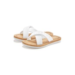 ELBSAND Pantolette wei&szlig; Gr. 42 f&uuml;r Damen