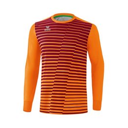 Erima Funktionsshirt Jungen Gr&ouml;&szlig;e 128 orange / bordeaux / silber