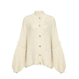 Lilavie Knit Cardigan ' Lolaa Oversize One Size ' female Beige size One Size