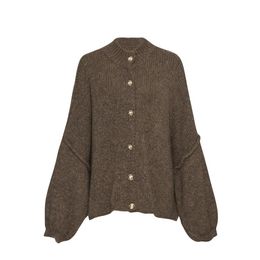 Lilavie Knit Cardigan ' Lolaa Oversize One Size ' female Brown size One Size