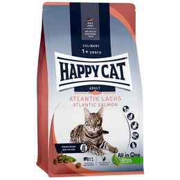 Happy Cat Culinary Adult Atlantik Lachs Katzen-Trockenfutter getreidefrei 1,3 kg