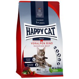 Happy Cat Culinary Adult Voralpen Rind Katzen-Trockenfutter getreidefrei 1,3kg