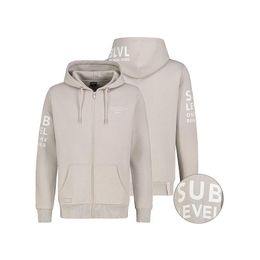 Sublevel Sweatjacke "Nik" in Sand - 53% | Größe L | Herren-sweatshirts-jacken