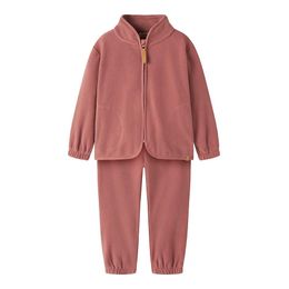 Lil Atelier 2tlg. Fleece-Outfit "Aspektra" in Rot - 35% | Gr&ouml;&szlig;e 116 | Babyjacken