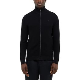 Mustang Cardigan in Schwarz - 50% | Gr&ouml;&szlig;e XL | Herren-pullover-cardigans