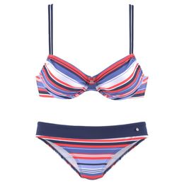 s.Oliver Bikini Damen Gr&ouml;&szlig;e XS/S blau / rot / wei&szlig;