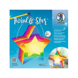 URSUS Laternen-Bastelset "Twinkle Star - Aquarell" in Bunt - 28% | Schulzubehoer
