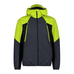 CMP Skijacke in Grau/ Limette/ Schwarz - 54% | Gr&ouml;&szlig;e 52 | Herren-outdoorjacken