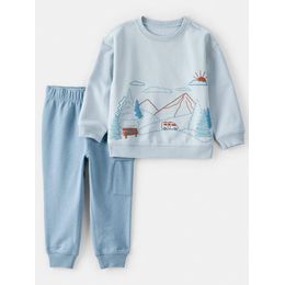 Carter's carter's 2tlg. Outfit in Hellblau - 48% | Gr&ouml;&szlig;e 104 | Kinder-sweatshirts-jacken