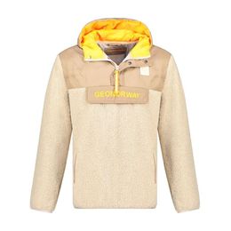 Geographical Norway Fleecejacke "Teclass" in Beige - 70% | Gr&ouml;&szlig;e 3XL | Herren-pullover-sport