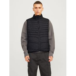 Jack & Jones Jack & Jones Steppweste "Estate" in Schwarz - 52% | Gr&ouml;&szlig;e XXL | Herrenjacken