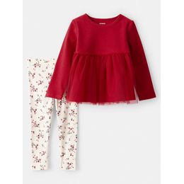 Carter's carter's 2tlg. Outfit in Rot/ Creme - 45% | Gr&ouml;&szlig;e 92 | Kinder-longsleeves