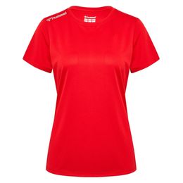 Hummel Funktionsshirt Damen Gr&ouml;&szlig;e S hellgrau / feuerrot