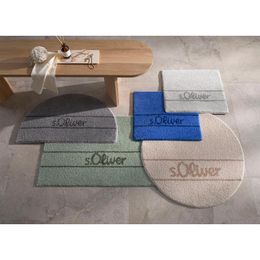 s.Oliver Badematte &raquo;Allie, Badvorleger, Badezimmer Teppich, Duschvorleger&laquo; H&ouml;he 10 mm rutschhemmend beschichtet schnell trocknend strapazierf&auml;hig...