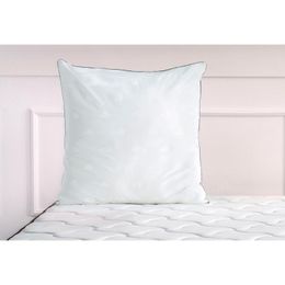 Yatas Bedding Kopfkissen &raquo;Quallofil Air, Kopfkissen 80x80 cm&laquo; 1 Stk. tlg. allergiker geeignet (Hausstauballergiker) wei&szlig; Bezug: 100% Baumwolle....
