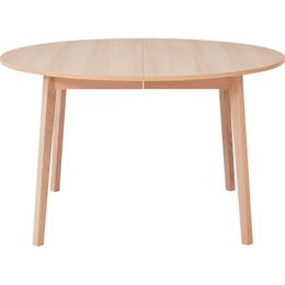 HAMMEL FURNITURE Esstisch &raquo;Basic Single, rund/oval, ausziehbar &Oslash;130&ndash;228 cm, mit 2 Einlegeplatten&laquo; &Oslash;130/228 cm, Melamin / Massivholz, stabiler...