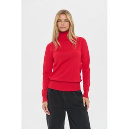 Saint Tropez Rollkragenpullover &raquo;J2046, MilaSZ Rollneck&laquo; Feinstrick mit Viskose, Classic fit Chinese Red XXL XXL Kuscheliger Rollkragenpullover von...