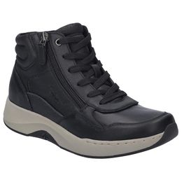 Josef Seibel Sneaker »Elli 01« Trekkingschuh, Schnürboots, Komfortschuh mit Wechselfußbett schwarz 39 39 High-Top Sneaker mit Reißverschluss an der...