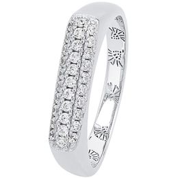 JOOP! Fingerring »2038939/-40/-41/-42« mit Zirkonia (synth.) silberfarben-kristallweiß 56 Ring von JOOP! für Damen