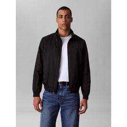 Calvin Klein Jeans Herren Bomberjacke &raquo;LS PADDED HARRINGTON JACKET&laquo; ohne Kapuze Mit Rundhalsausschnitt mit Stehkragen schwarz XL