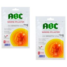 Beiersdorf AG Abc Wärme-Pflaster sensitive-Vlies Hansaplast med Set 2 St