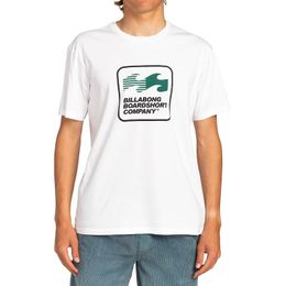 Billabong T-Shirt »Swell« White M M Stoff: Baumwoll-Jersey-Stoff [160 g/m2]