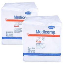 Paul Hartmann AG Medicomp Vlieskomp.unsteril 10x10 cm 4fach Set 2 St