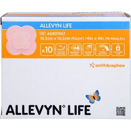 EMRA-MED Arzneimittel GmbH Allevyn Life 10,3x10,3 cm Silikonschaumverband 10 St