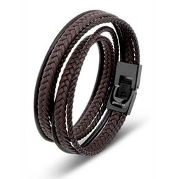 SERASAR Armband 'Wrap' Herren Gr&ouml;&szlig;e 20 cm braun