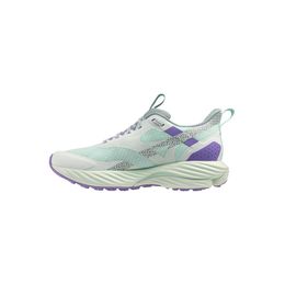 Mizuno Laufschuh 'Wave Rider Tt 2' Damen Größe 41 türkis / dunkelgrau / dunkellila / weiß