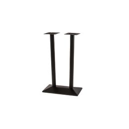 Tischgestell Bistrotische & Esstische Standfuß Doppelsäule Hoch 40x70x110 cm schwarz