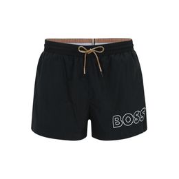 BOSS Herren - Badeshorts 'Mooneye' Herren Gr&ouml;&szlig;e L schwarz / wei&szlig;