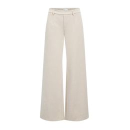 Object Pleat-Front Pants 'OBJLISA' female size 42 Light beige