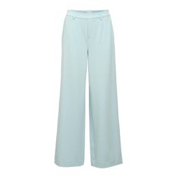 Object Pleat-Front Pants 'OBJLISA' female size 40 Light blue