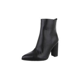 Ital-Design Stiefelette Damen Größe 41 schwarz Winterschuhe